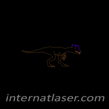 Dinosaur Laser Animations C [ International Laser Productions ]